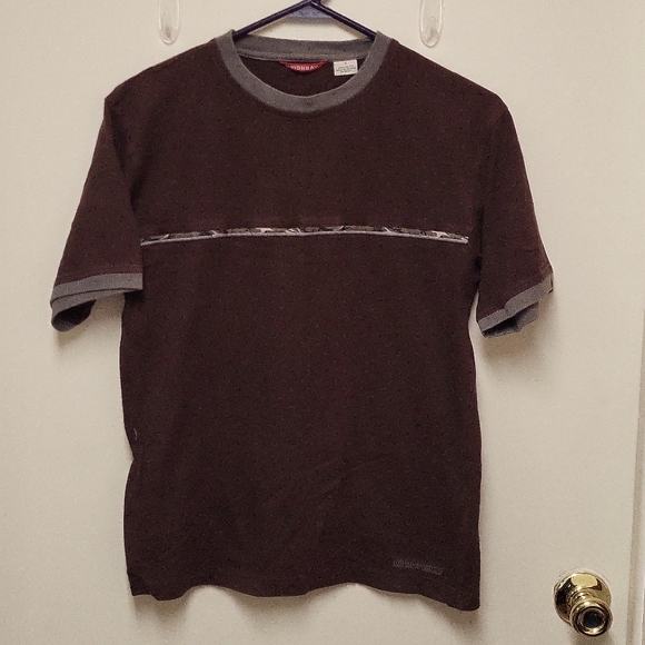 UNIONBAY | Shirts & Tops | Vintage Unionbay Brown Crewneck Short Sleeve ...